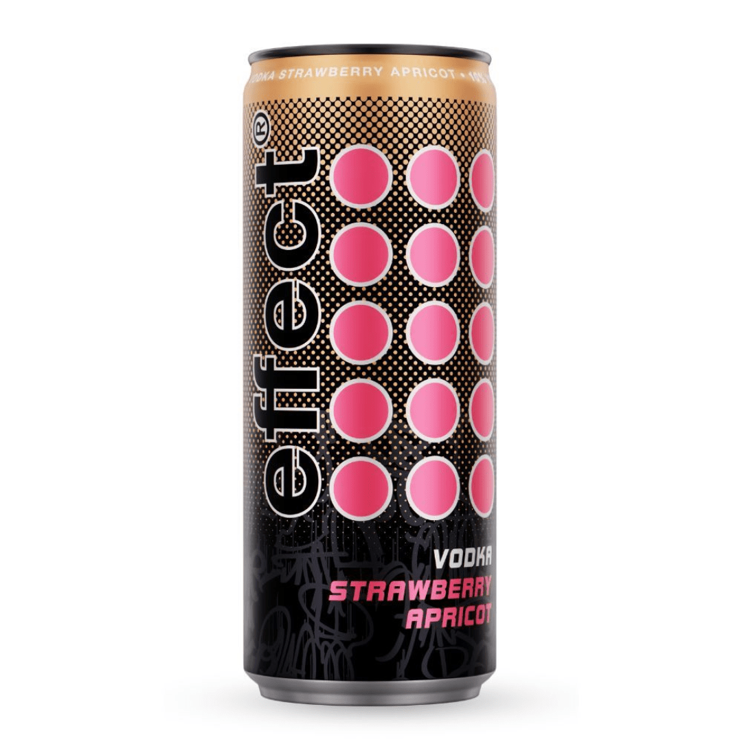 effect® Vodka Strawberry Apricot Dose 0,33L – TwentyFourParty